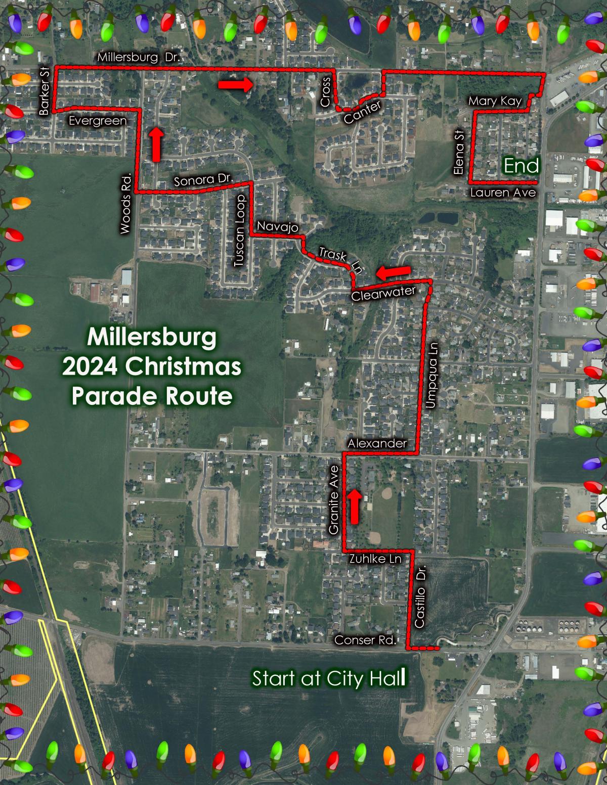 December 14, 2024- Celebration of Lights Parade | Millersburg, OR December 14, 2024- Celebration of Lights Parade | Millersburg, OR
